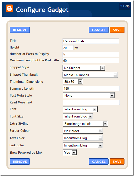 Random Posts Widget for Blogger with Thumbnails - Blogger Widgets